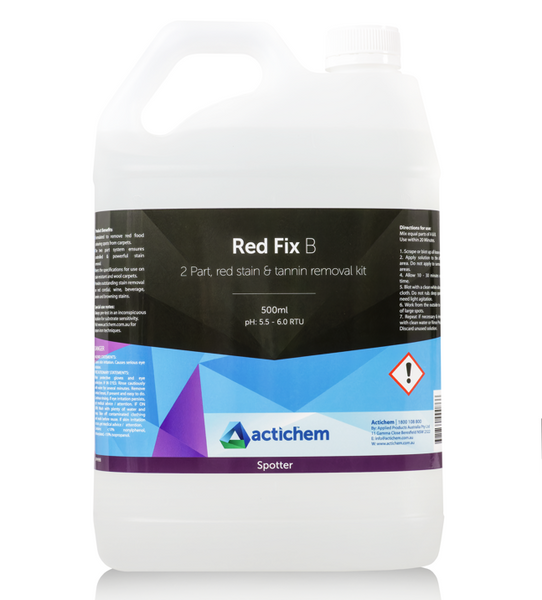 Actichem Red Fix 5 ltr kit – Carpet Cleaners Warehouse